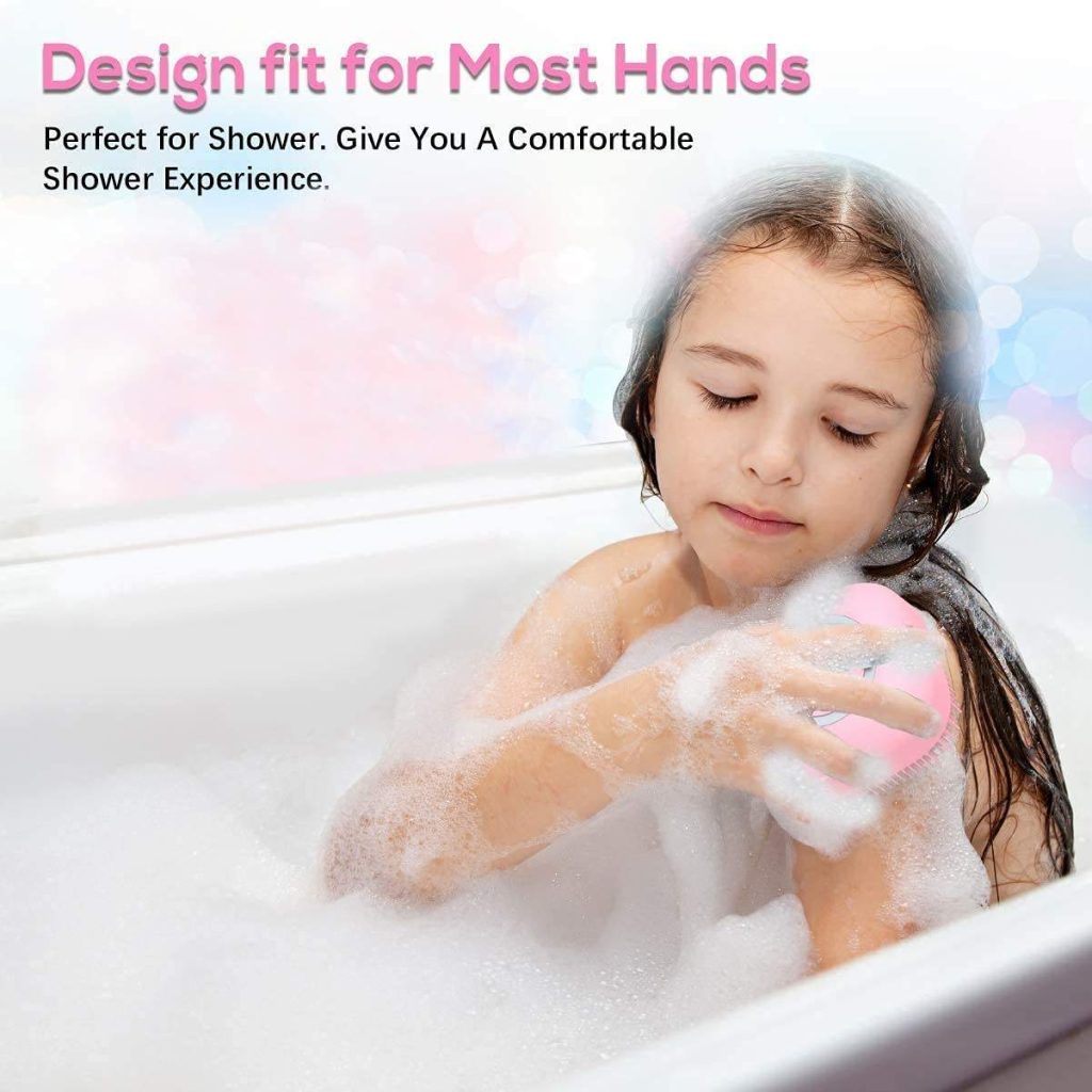 Baby Scrubber Soft Massage with Soap Dispenser-Can - OECO
