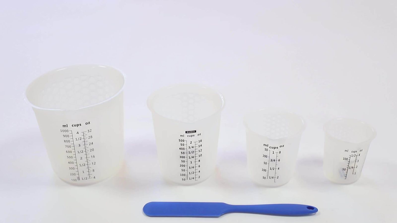Measuring Cup 125 250 500 1000ML Silicone Bottle - OECO