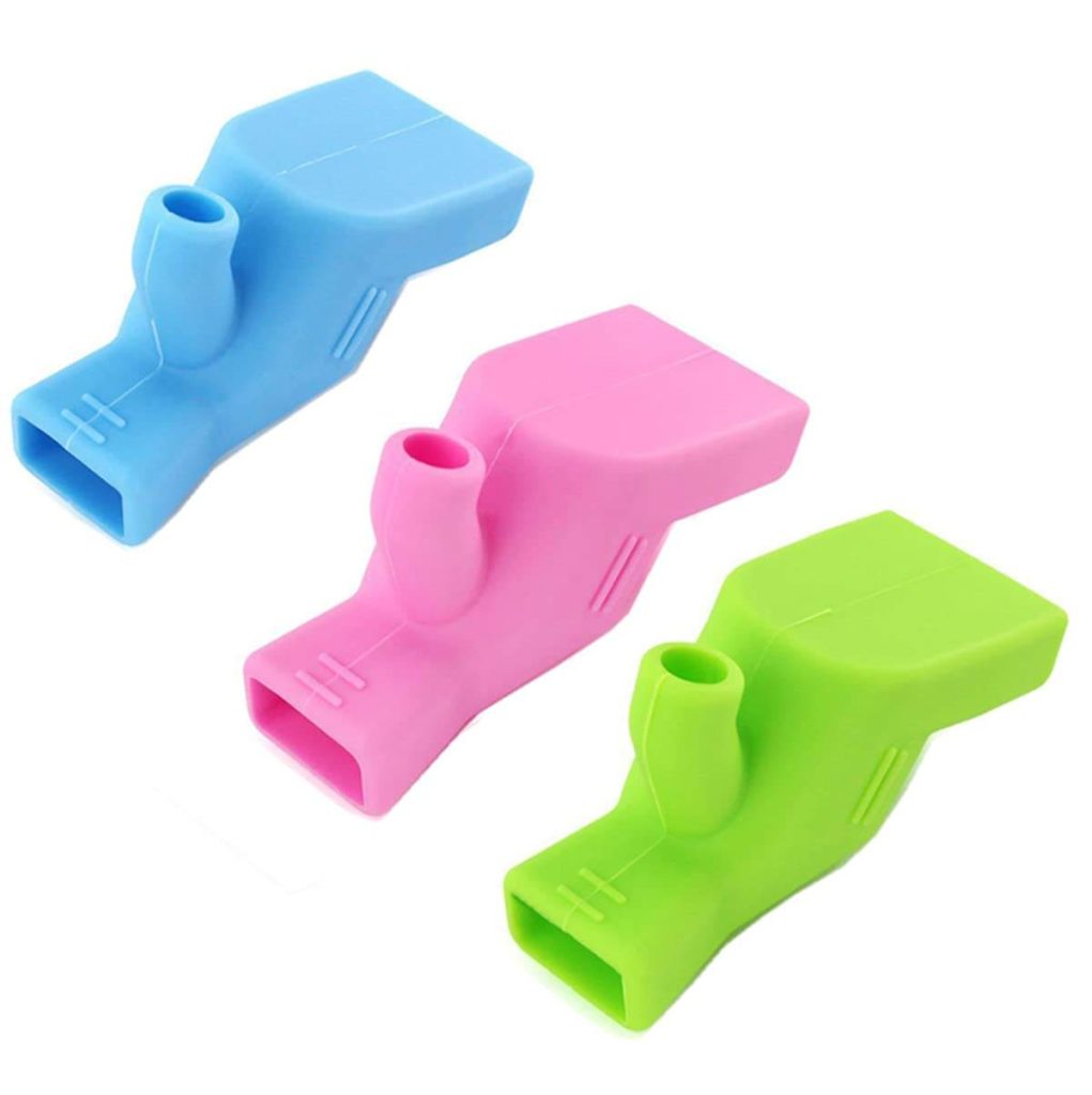 Silicone Faucet Connector for Hand Washing Gargle Bathroom Kitchen Tap ...