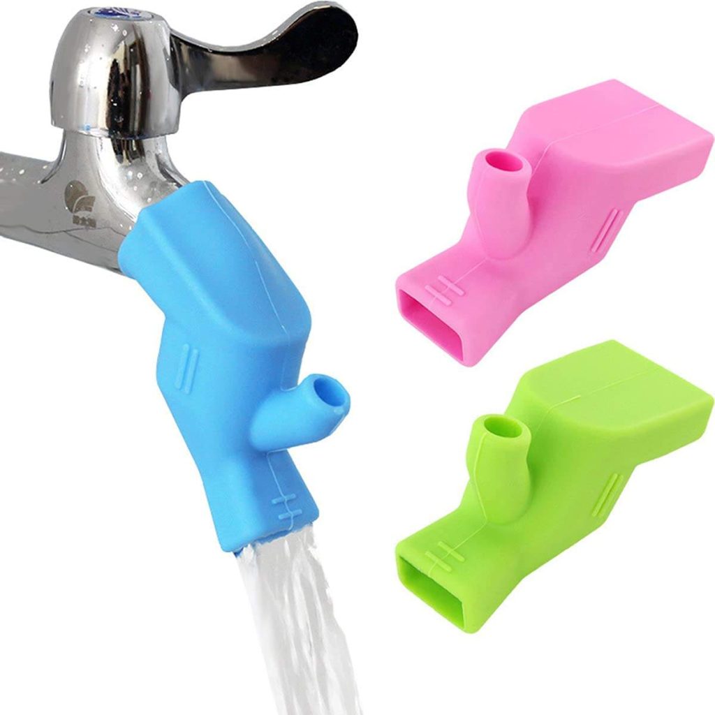 Silicone Faucet Connector for Hand Washing Gargle Bathroom Kitchen Tap ...